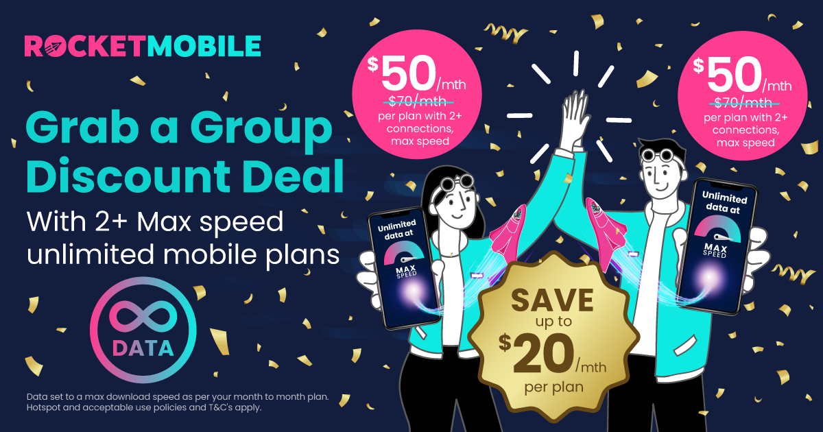 Grab a Group Discount Deal! | Rocket Mobile | Mobile Compare